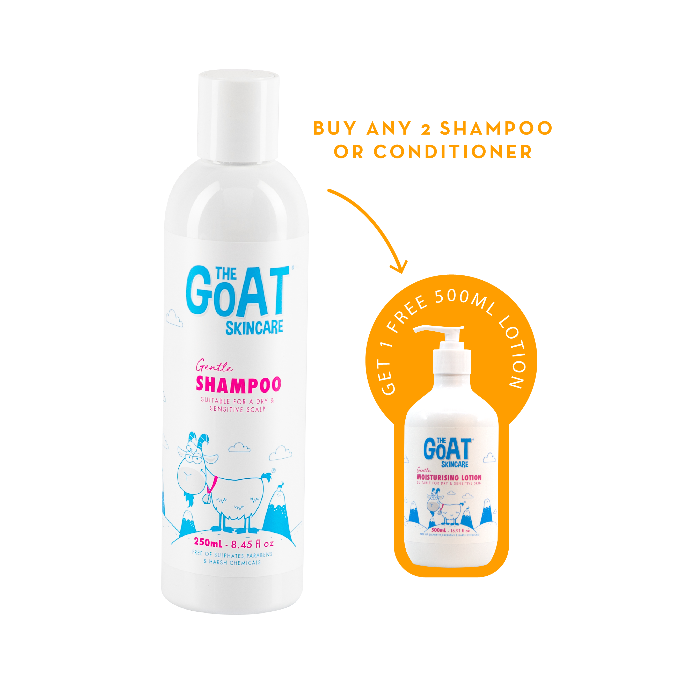 The Goat Skincare Shampoo 250ml | The Goat Skincare